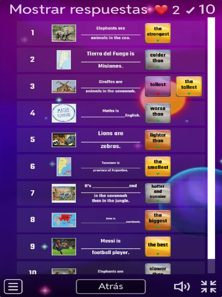 Comparative and Superlative Adjectives - Persecución en El Laberinto | PDF