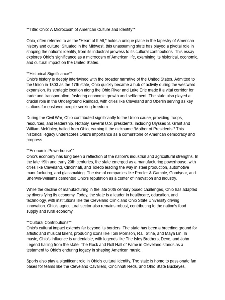 Skib 1 | PDF | Ohio | Cleveland