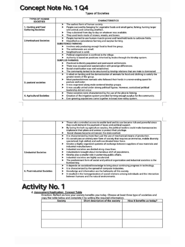 Lesson 1 Activity No.1 | PDF