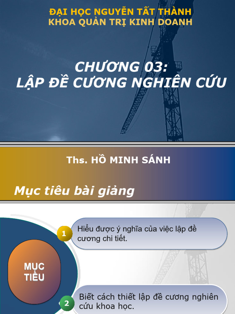4 - Chuong 03 - Lập de cuong nghien cuu | PDF