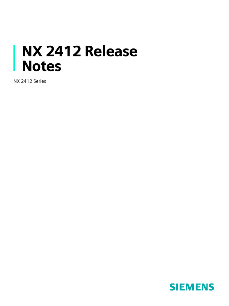 NX_2412_Release_Notes | PDF | Multi Core Processor | Central Processing ...
