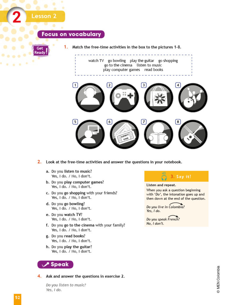 9TH Grade Homework Freetime Activities | PDF