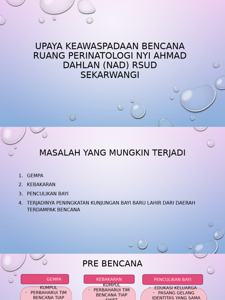 Penanggulangan Bencana Ruang Nad | PDF