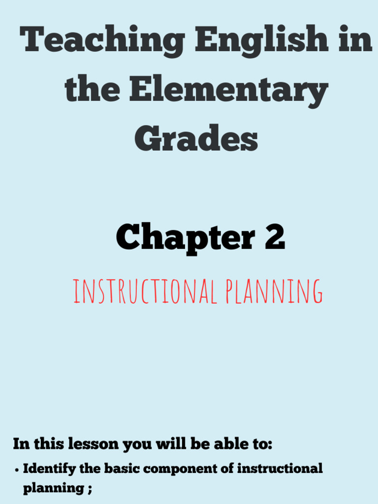 Teaching English in The Elementary Grades - 20241123 - 105025 - 0000 | PDF