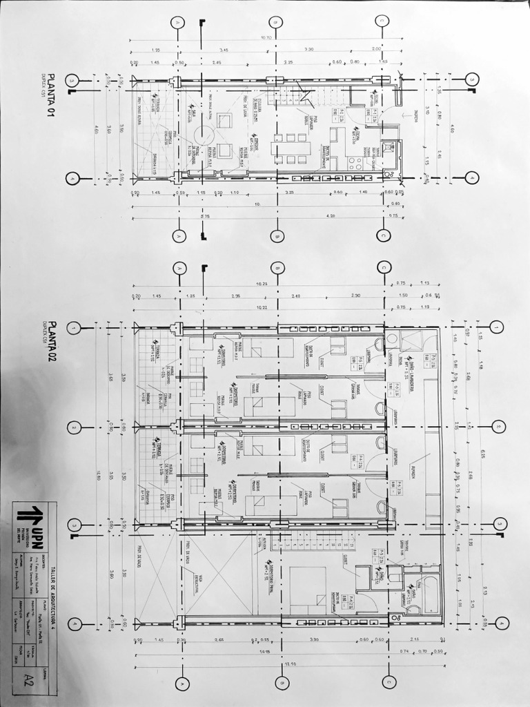 Plantas Duplex Lecorbusier | PDF