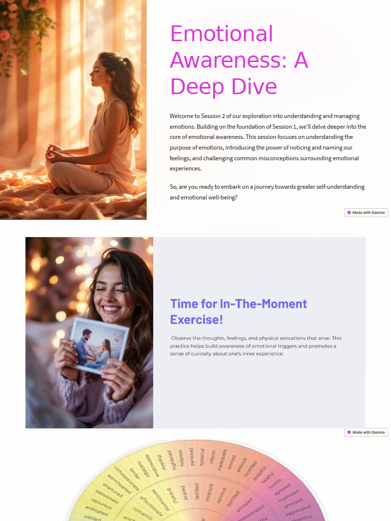 Emotional-Awareness-A-Deep-Dive (session-2) (1) | PDF | Emotions | Feeling