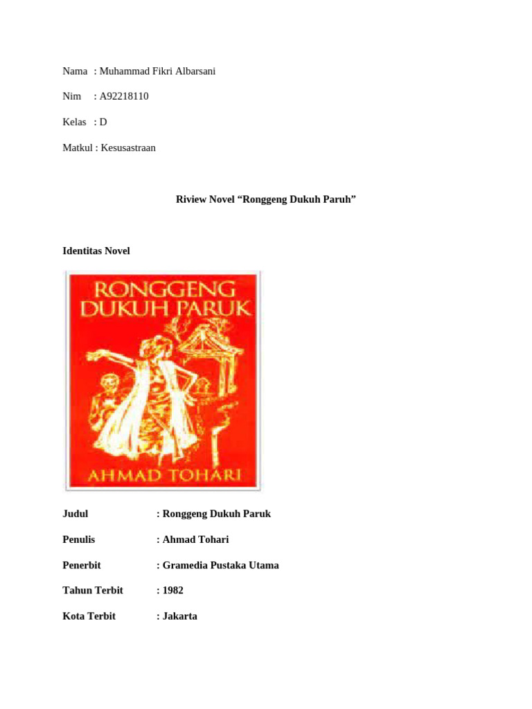 Ronggeng Dukuh Paruk | PDF