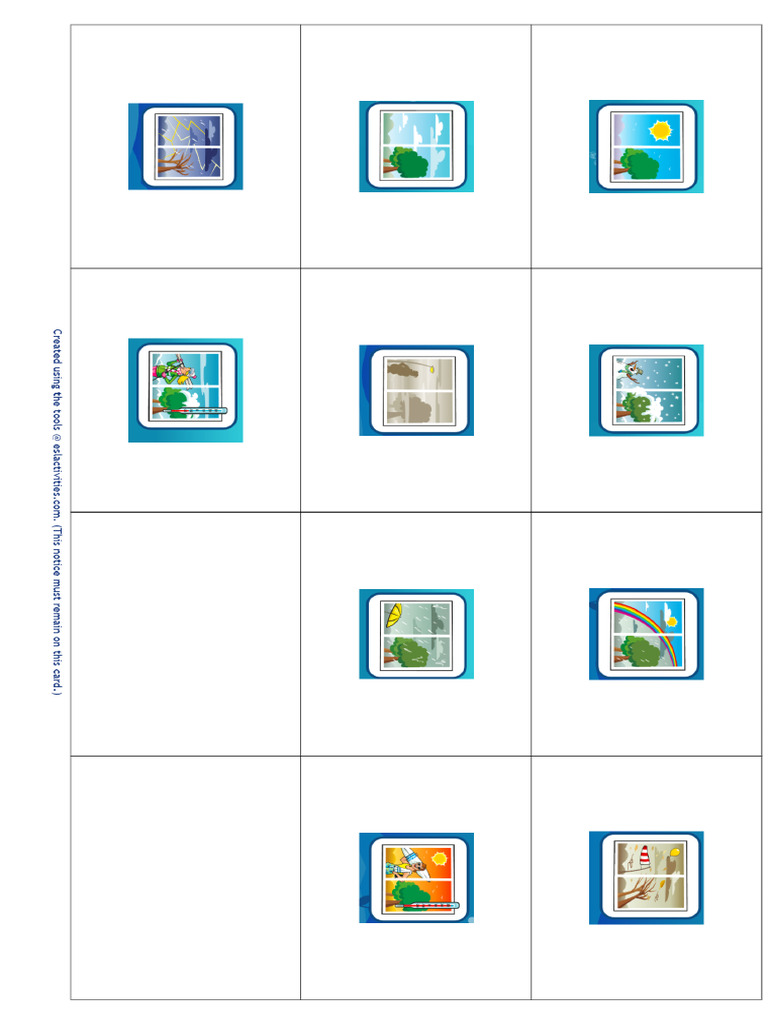BINGO - La Meteo | PDF