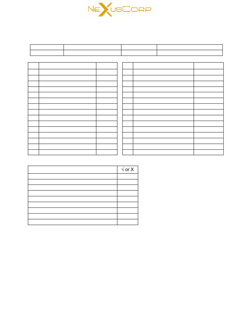 Tool Box Talk Attendance & PPE Checklist | PDF