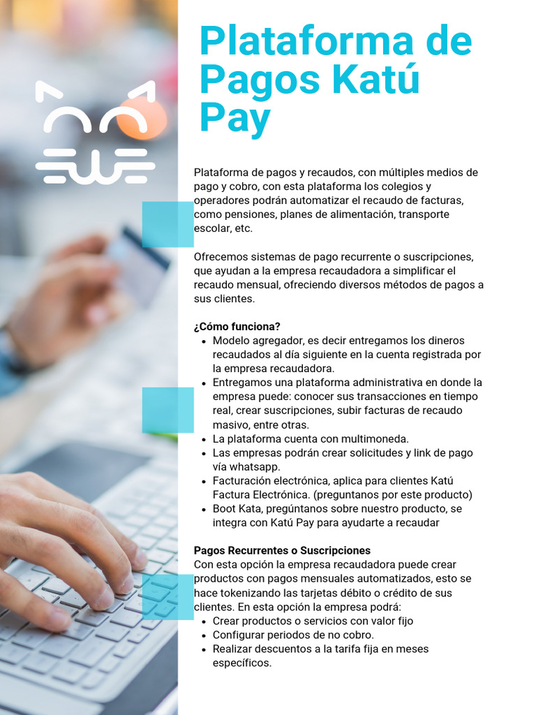 Plataforma de Pagos Katú: Recaudo Eficiente | PDF