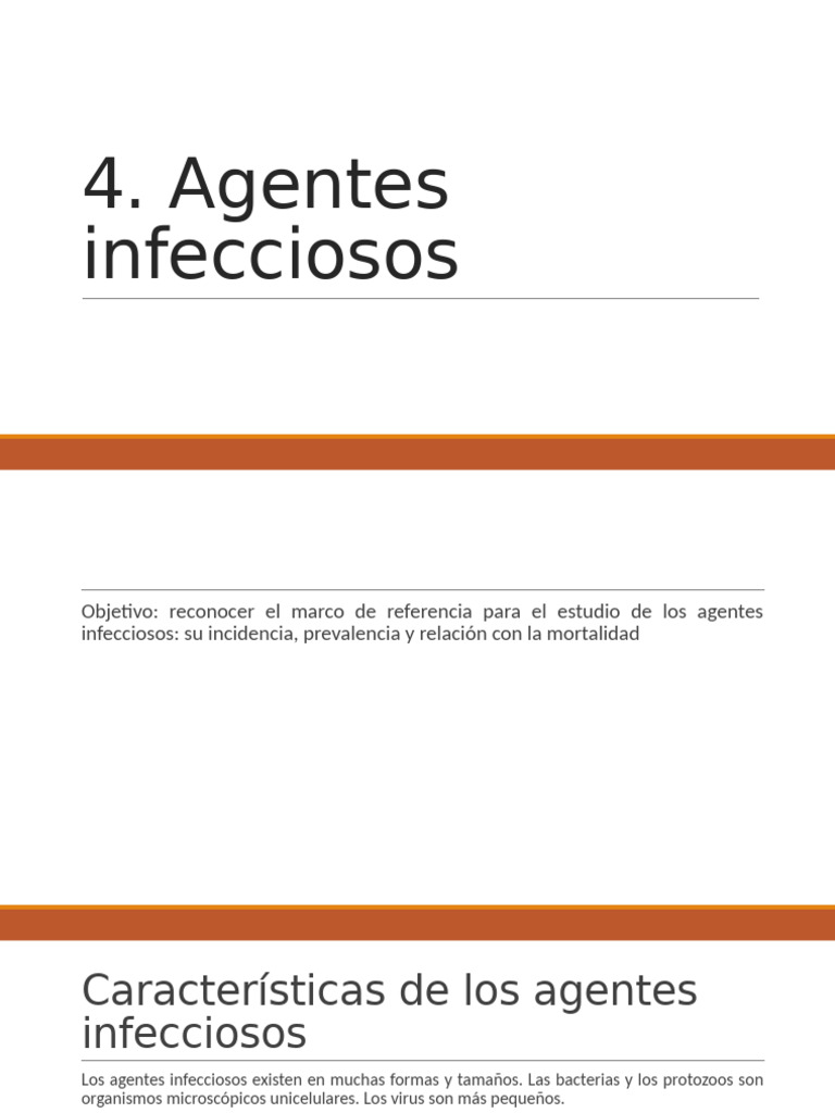 Tipos y características de agentes infecciosos | PDF | Sistema inmune ...