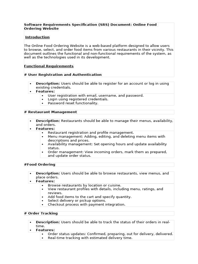 Software Requirements Specification | PDF | World Wide Web | Internet & Web