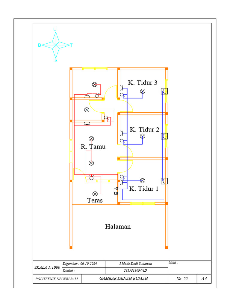 Denah Rumah Dodi-Model | PDF