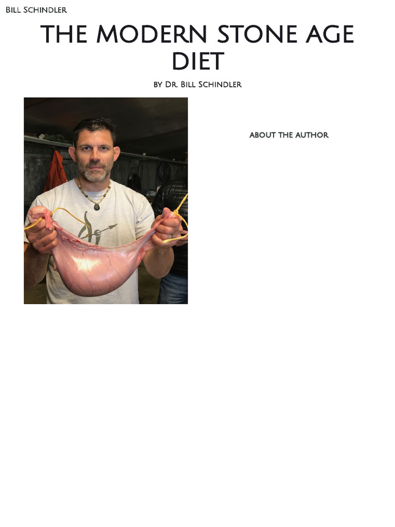 The Morden Stone Age Diet - Salty-Vol-06-Bill-Schindler-4 | PDF | Foods | Nutrition