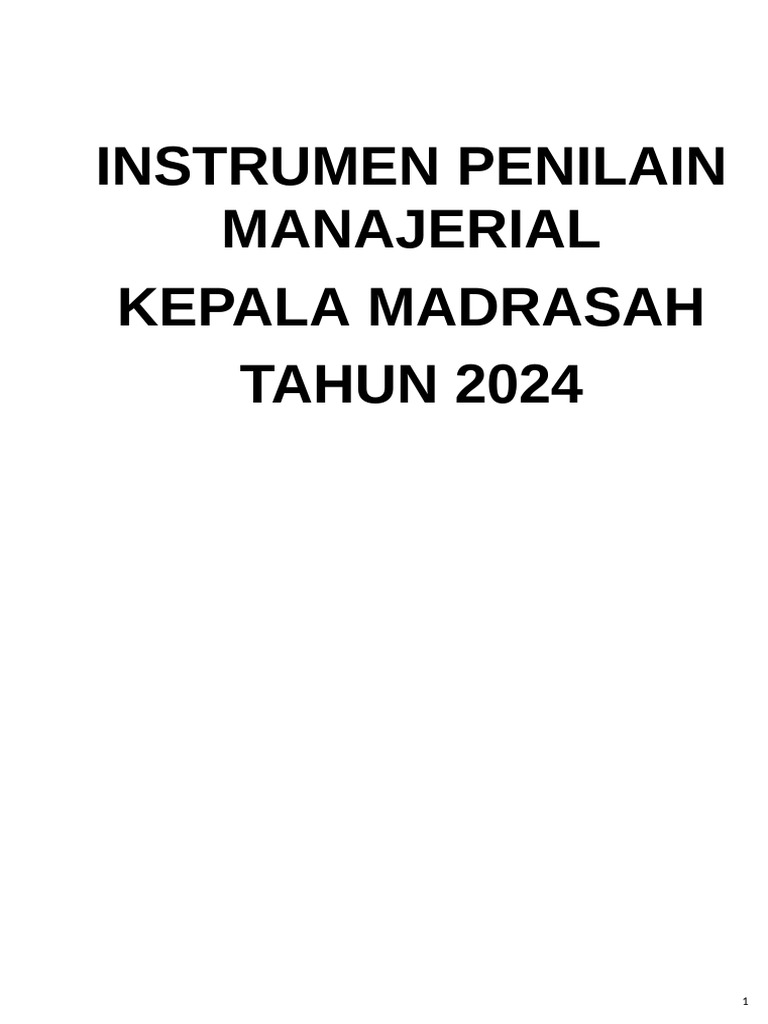 Instrumen Edm Kamad | PDF