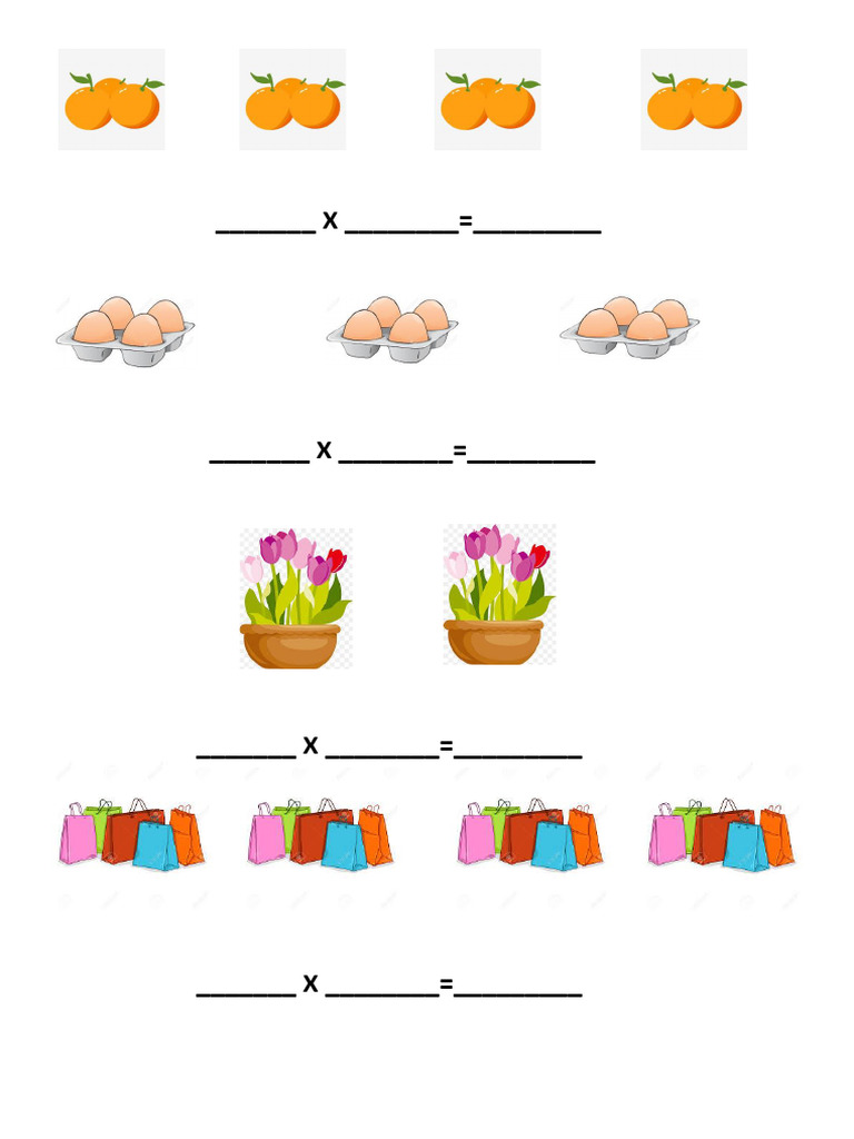 Perkalian Bergambar | PDF