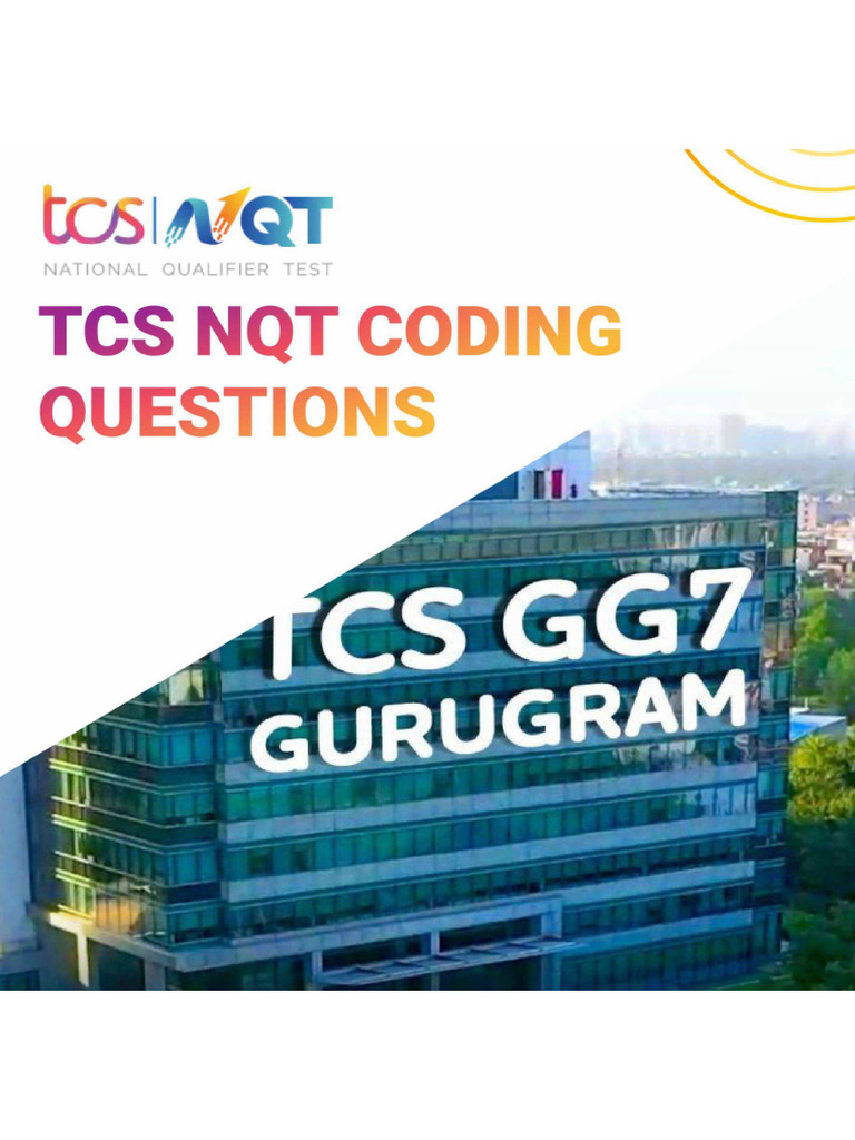 TCS NQT Previous Year Question & Ans | PDF