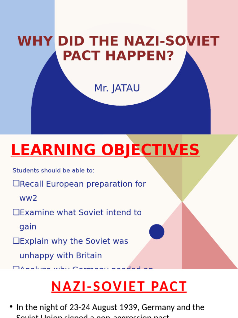 Why Did The Nazi-Soviet 2 | PDF | Nazi Germany | Soviet Union