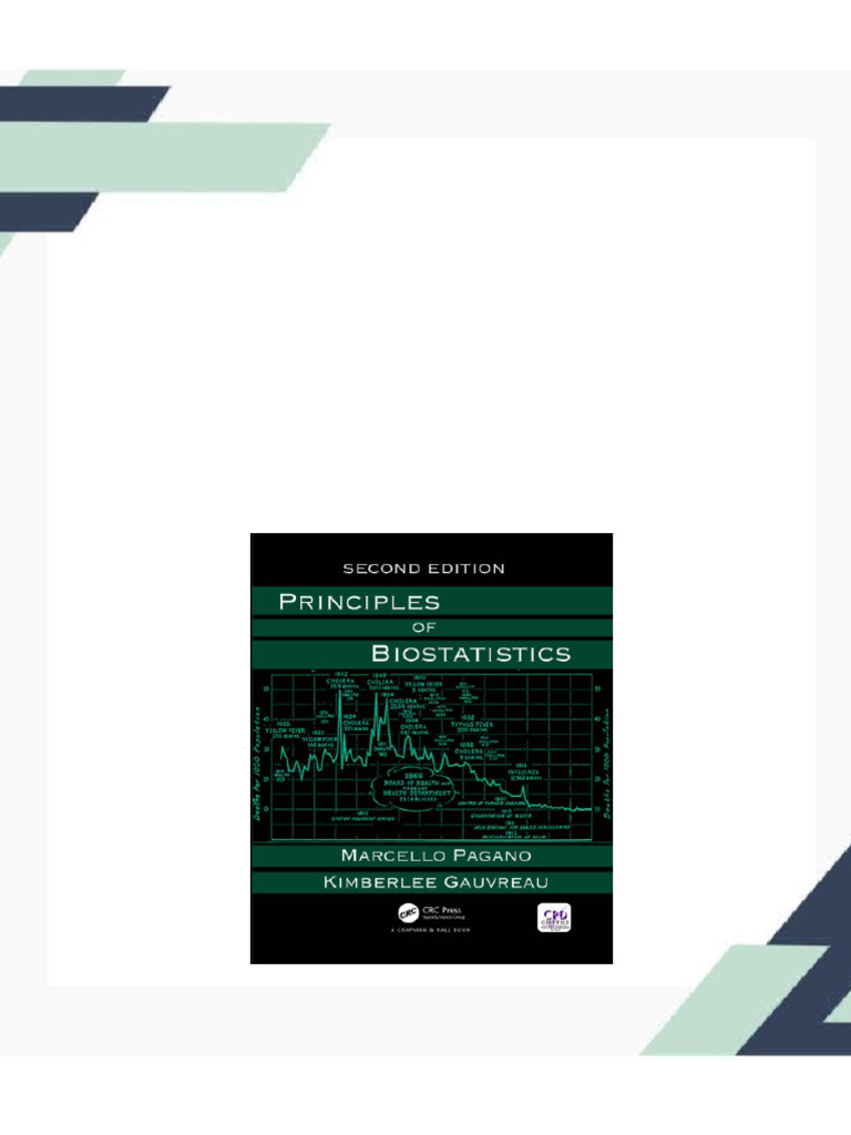 Principles of Biostatistics 2nd Edition Marcello Pagano - The Ebook in PDF Format Is Ready For ...