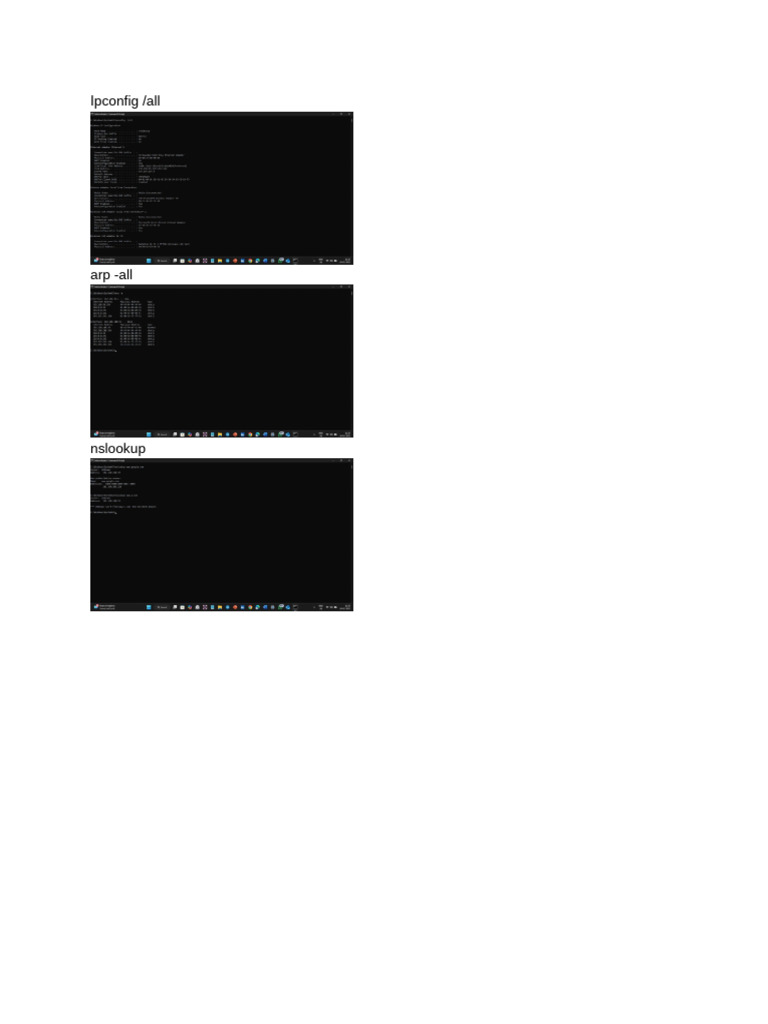 Ipconfig /all | PDF