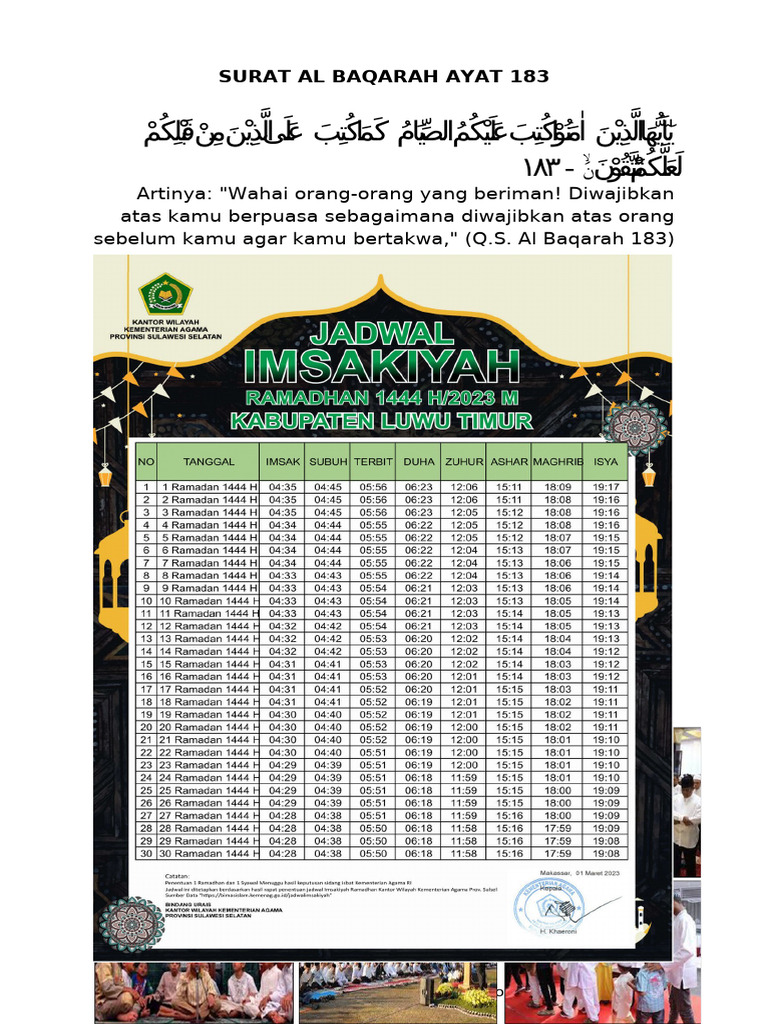 Buku Amaliah Ramadhan 1446 h. Wotu 23 Terbaru Kwarto | PDF