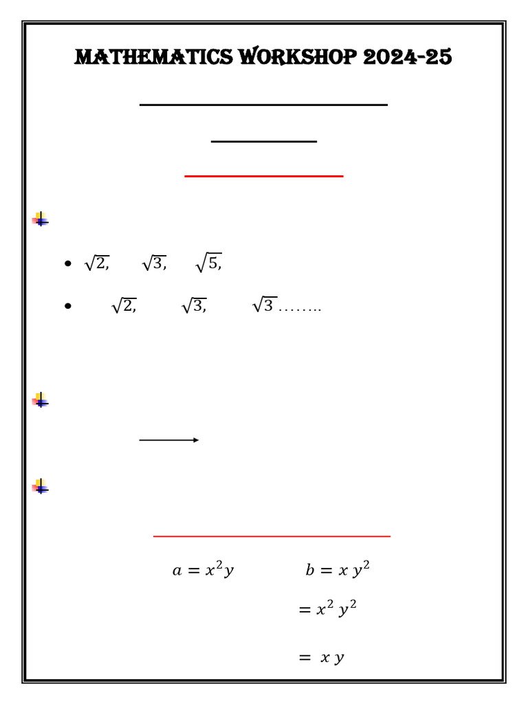 10th STD Maths Passing Package Eng Version 2024-25 | PDF | Quadratic Equation | Polynomial
