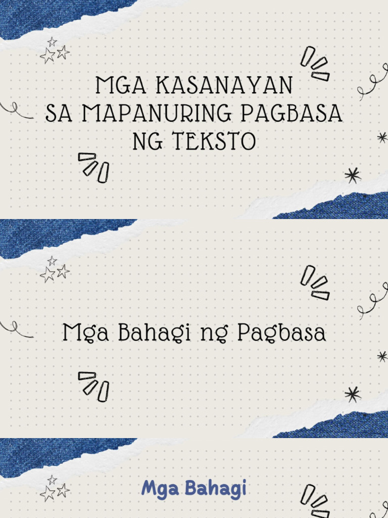 Pagbasa Aralin II | PDF