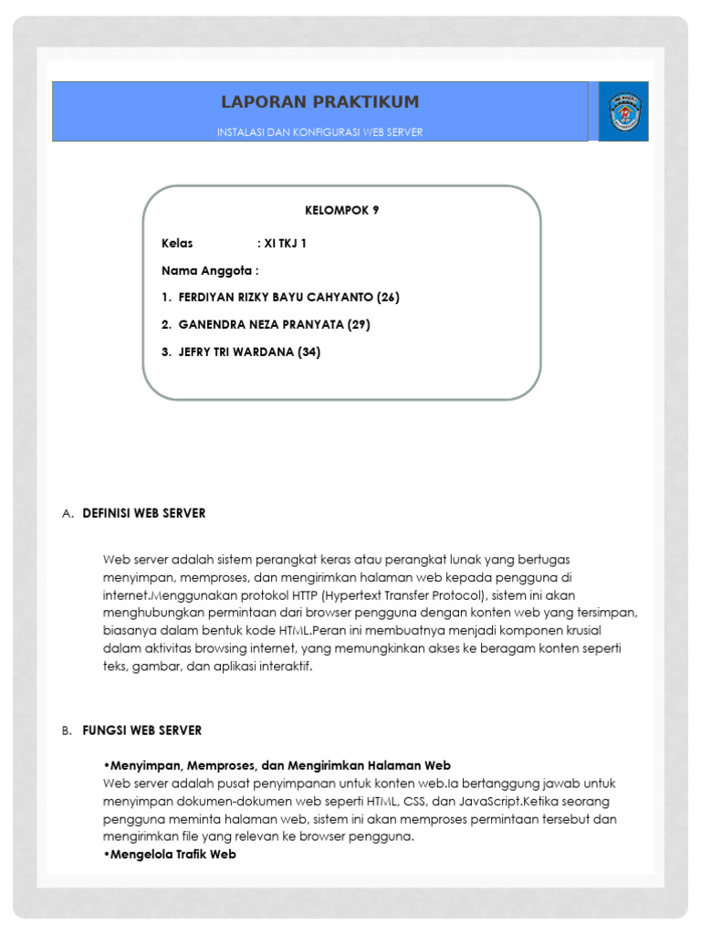 Instalasi dan Konfigurasi Web Server | PDF