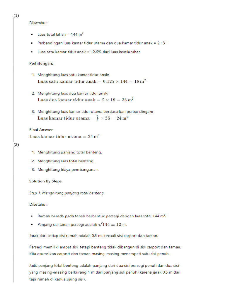 Ngajar Penalaran MTK | PDF