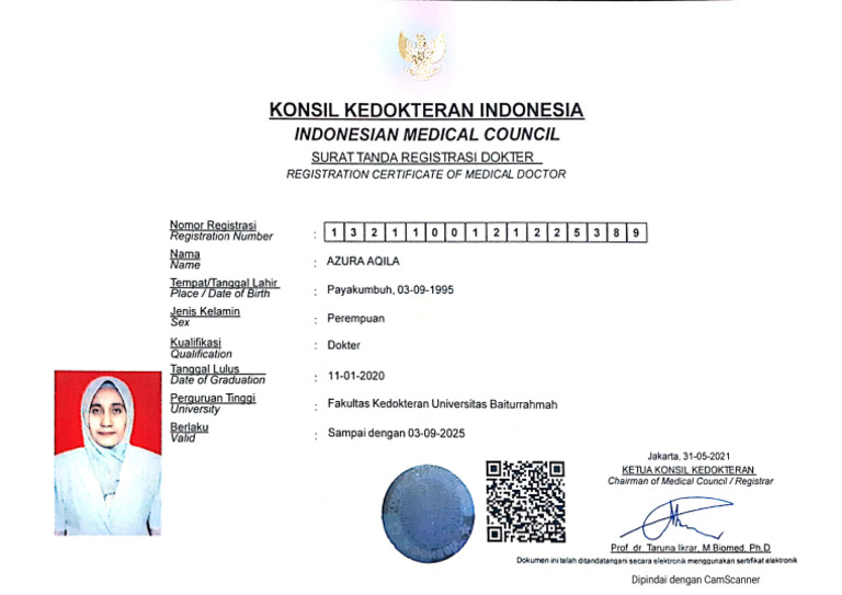 STR - Dr. Azura Aqila | PDF