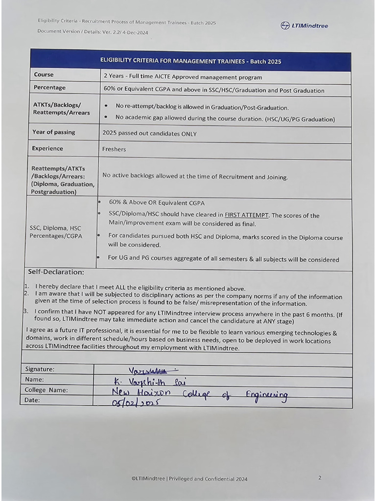 Eligibility Criteria | PDF
