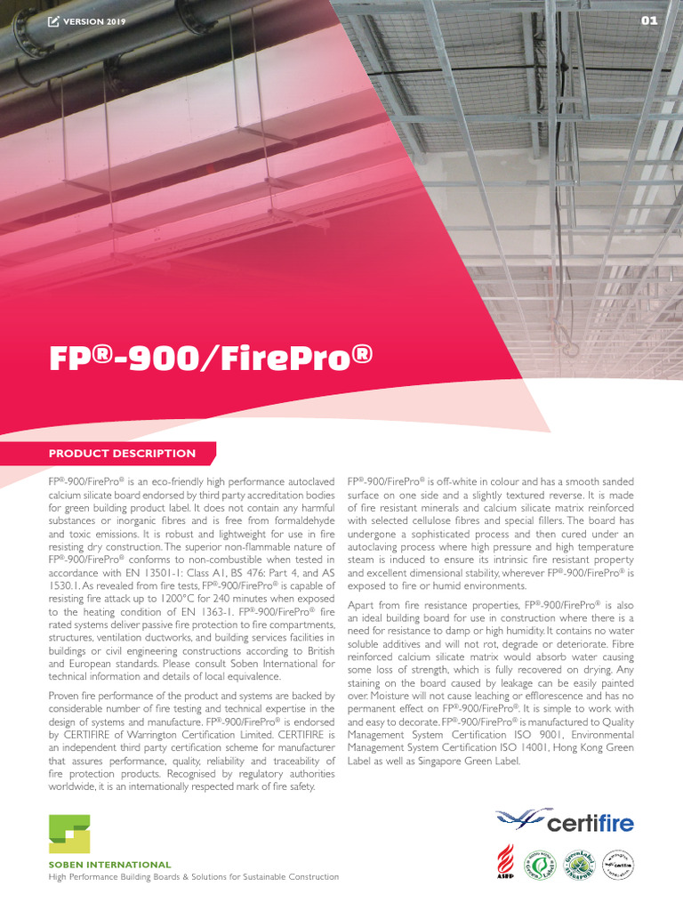 19 Brochure FP900 FirePro-v2 | PDF | Wall | Pallet