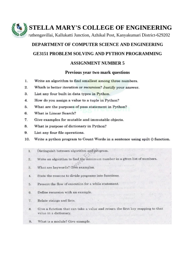Assignment 5 | PDF