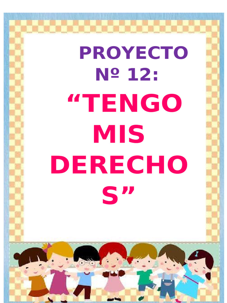 PROYECTO DERECHOS[1] | PDF | Adultos | Aprendizaje