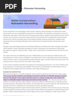 Rainwater Harvesting Techniques Explained | PDF