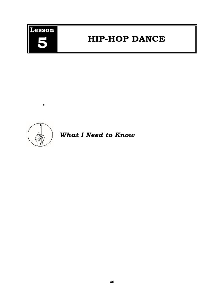 PE10 Lesson5-Hiphop wLONGEXAM | PDF | Hip Hop Music
