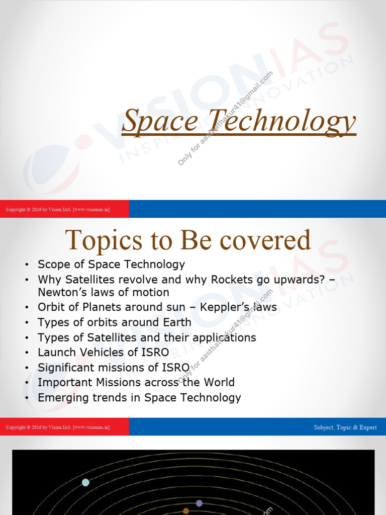 Classroom 5 Space Technology | PDF | Solar System | Ballistics