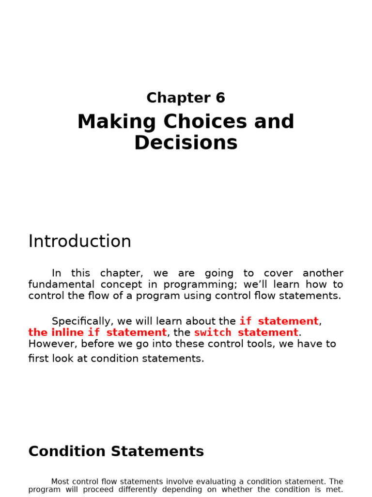 Conditional Statements 1 | PDF | Programming Paradigms | Software Development