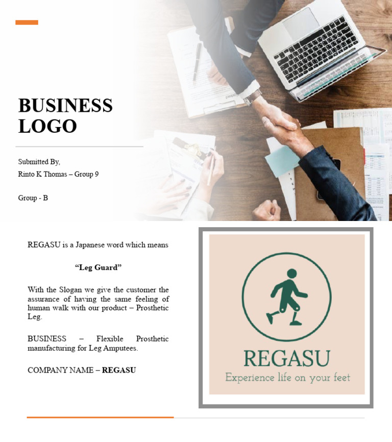 LOGO - Group9 - Group B - Rinto K Thomas - F20159 | PDF