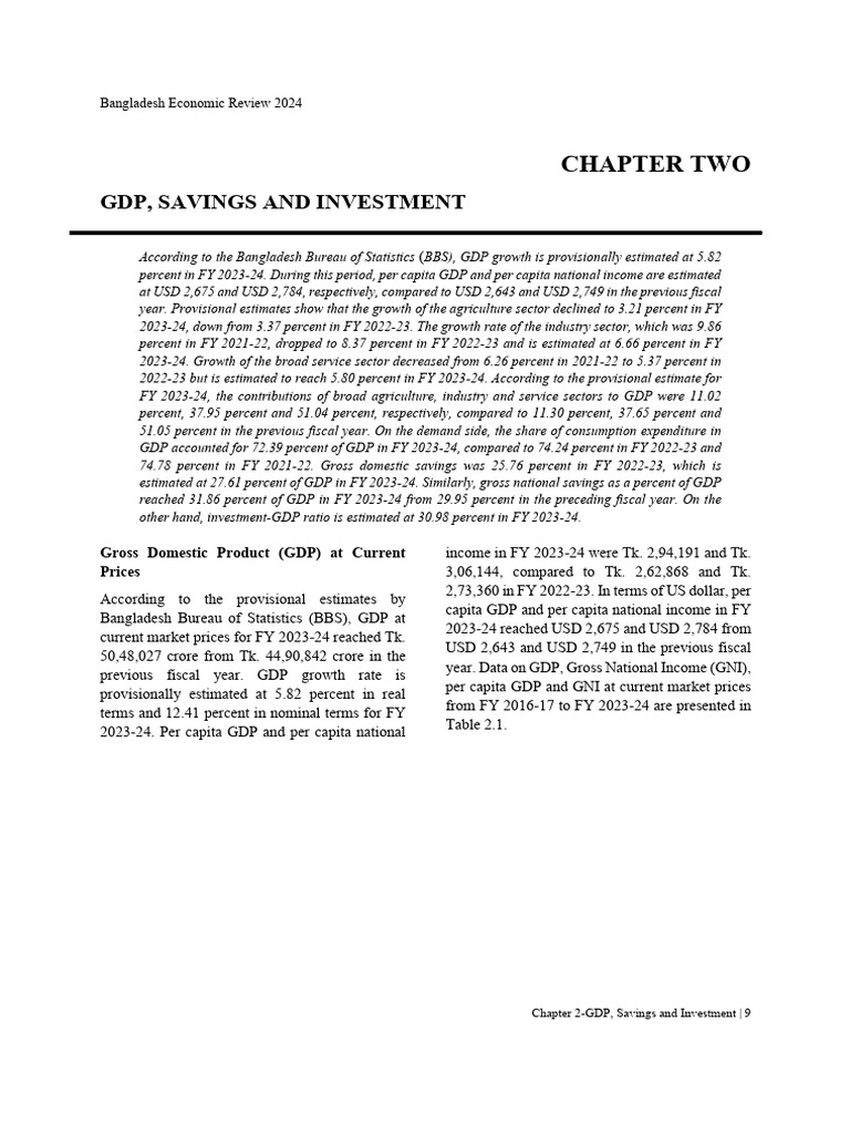 BER_2024_11. Chapter 2_Eng_U | PDF | Gross Domestic Product | Agriculture