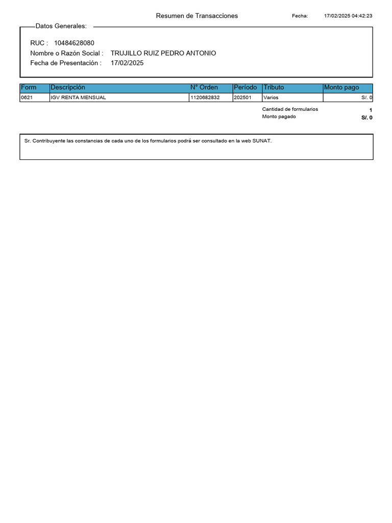 Resume N Trans Acci Ones | PDF