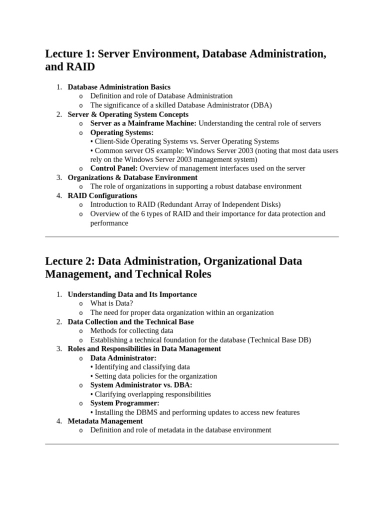 Mid Term Topics Sir Noor Nabi Maintained | PDF | Databases | Operating System