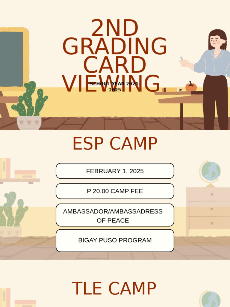 Classroom Parent Teacher Orientation Education Presentation in Simple ...