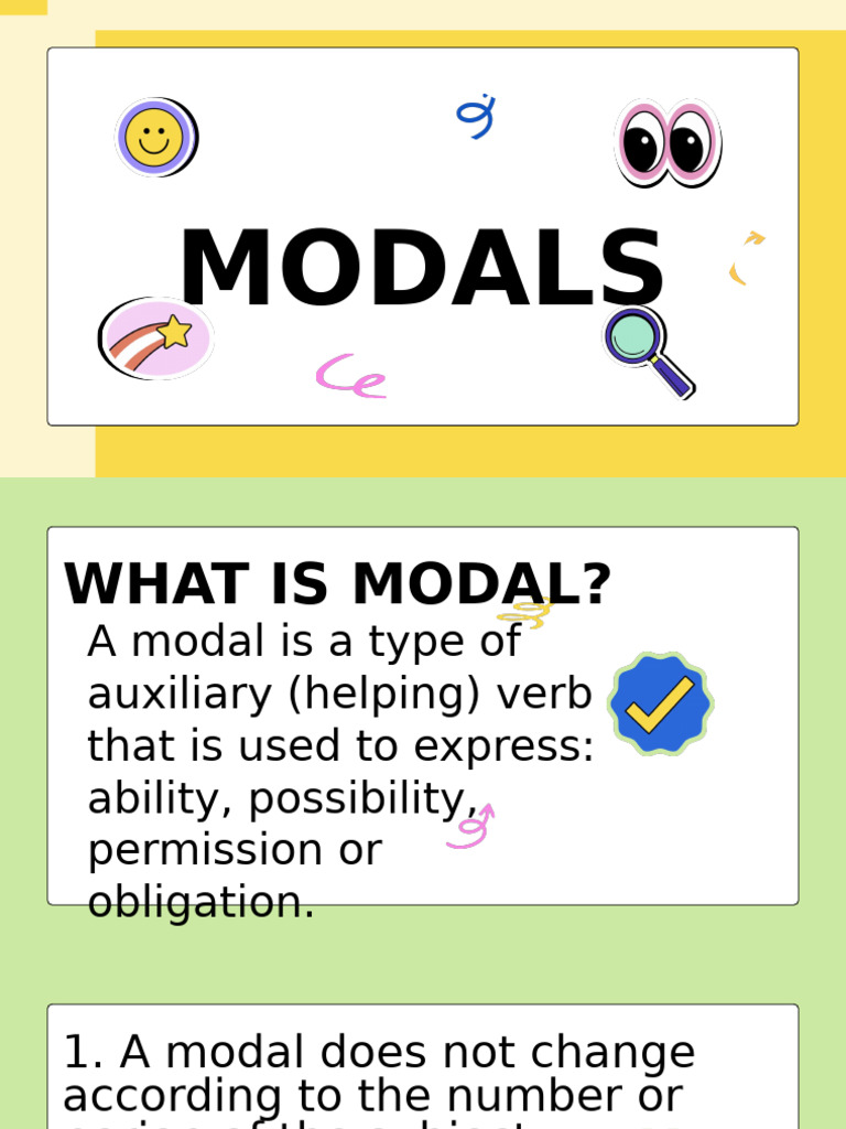Modals Group 5 Final | PDF | Verb | Syntax