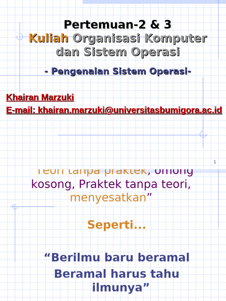 Pertemuan Ke 2 Pengenalan Sistem Operasi | PDF