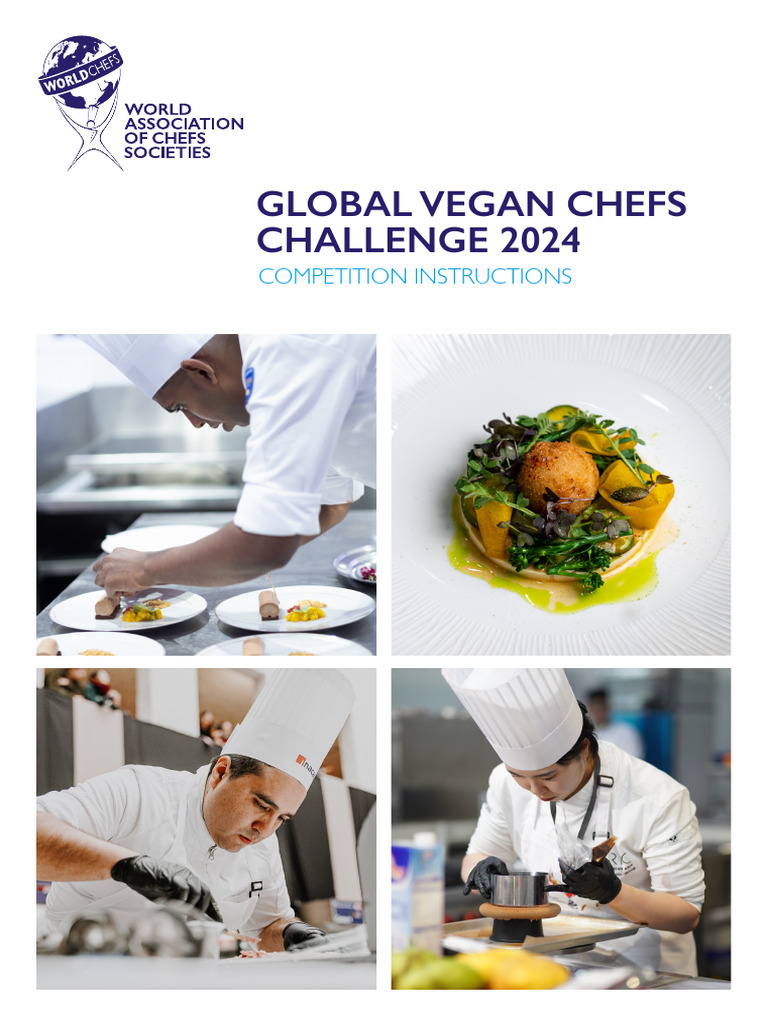 Global Vegan Chefs Challenge 2024 | PDF | Chef | Foods