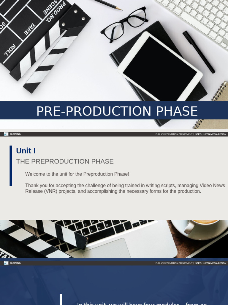 01 Unit 1. Pre Production | PDF