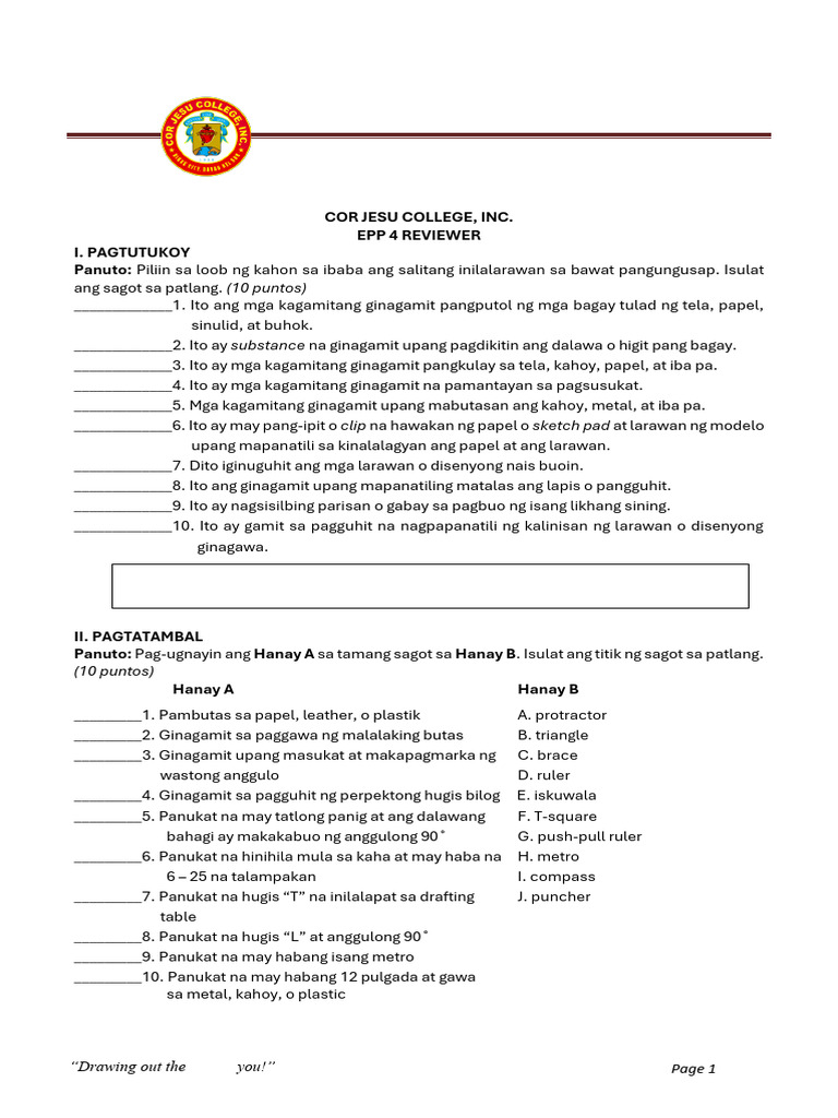 4TH Monthly Reviewer - Epp4 | PDF