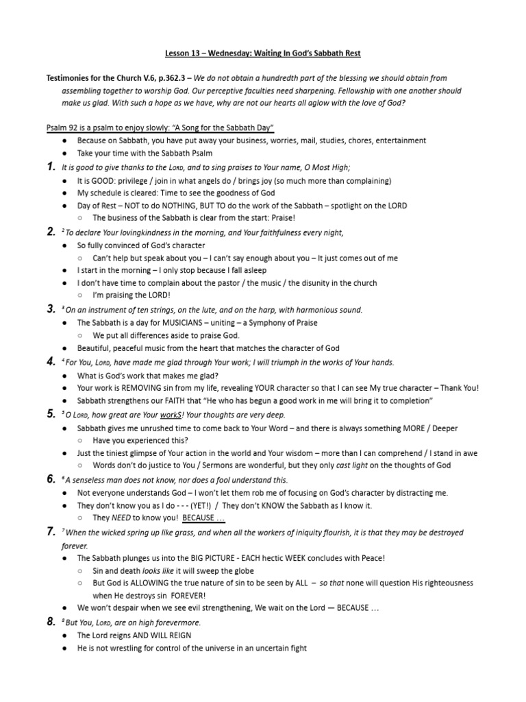 Daniel-Perrin-2024-Q1-L13-Waiting-In-God_s-Sabbath-Rest | PDF | Sin ...
