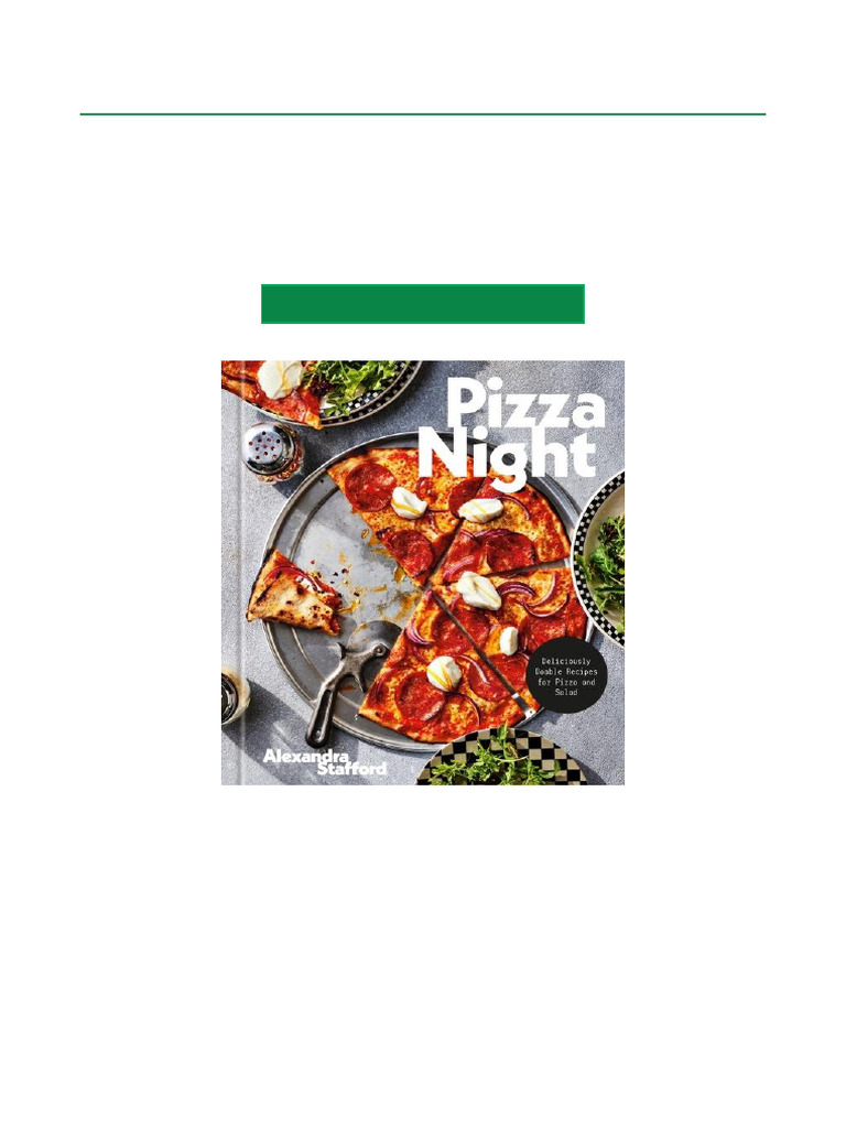 Pizza Night Recipes for Pizza & Salad | PDF